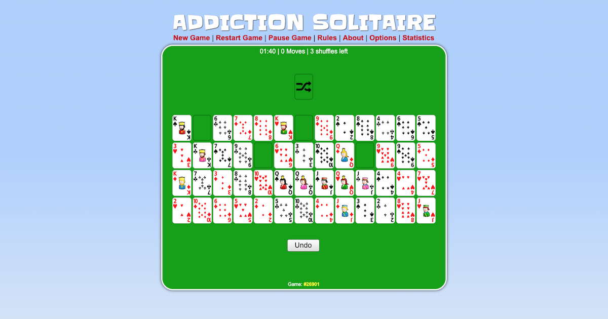 Addiction Solitaire Play It Online